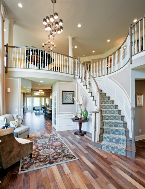 Exterior Two Story Entryway